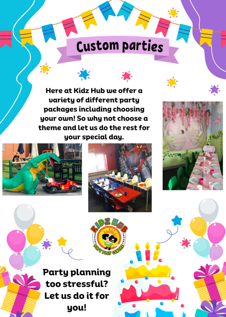 Party Information – Kidz Hub